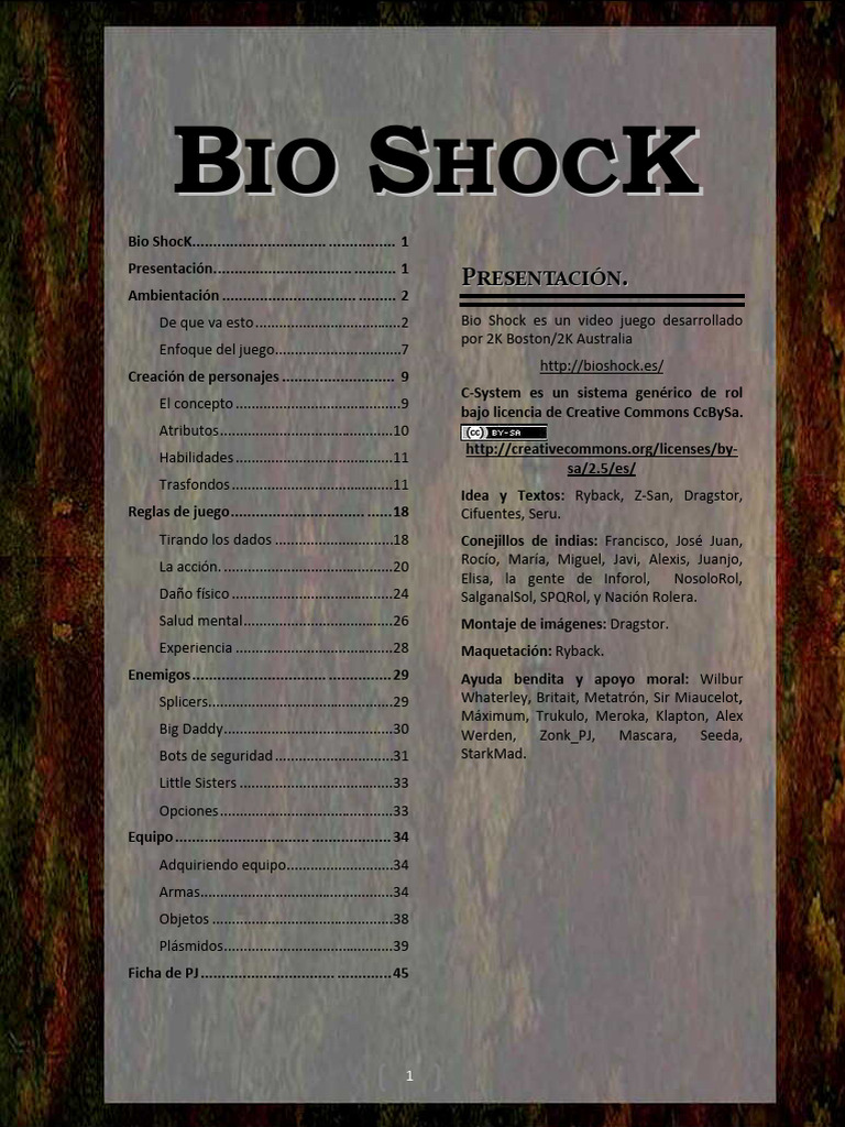 BioShock | PDF | Percepción | Valor
