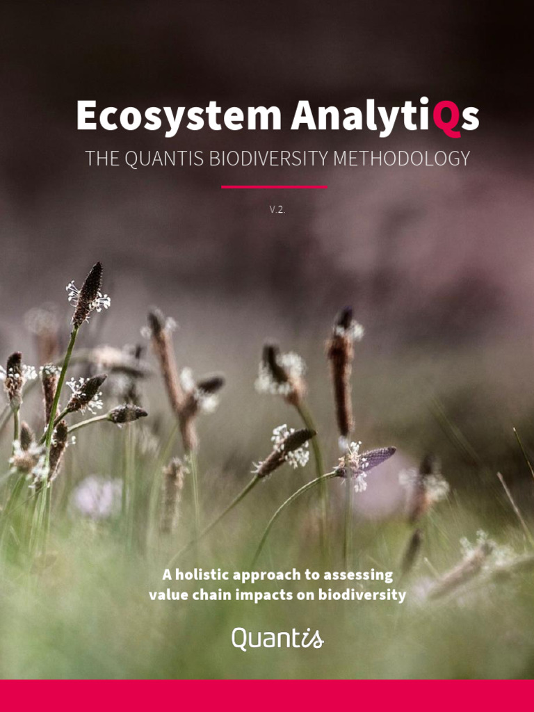 Quantis Biodiversity Methodology 2021 3 | PDF | Life Cycle Assessment | Biodiversity