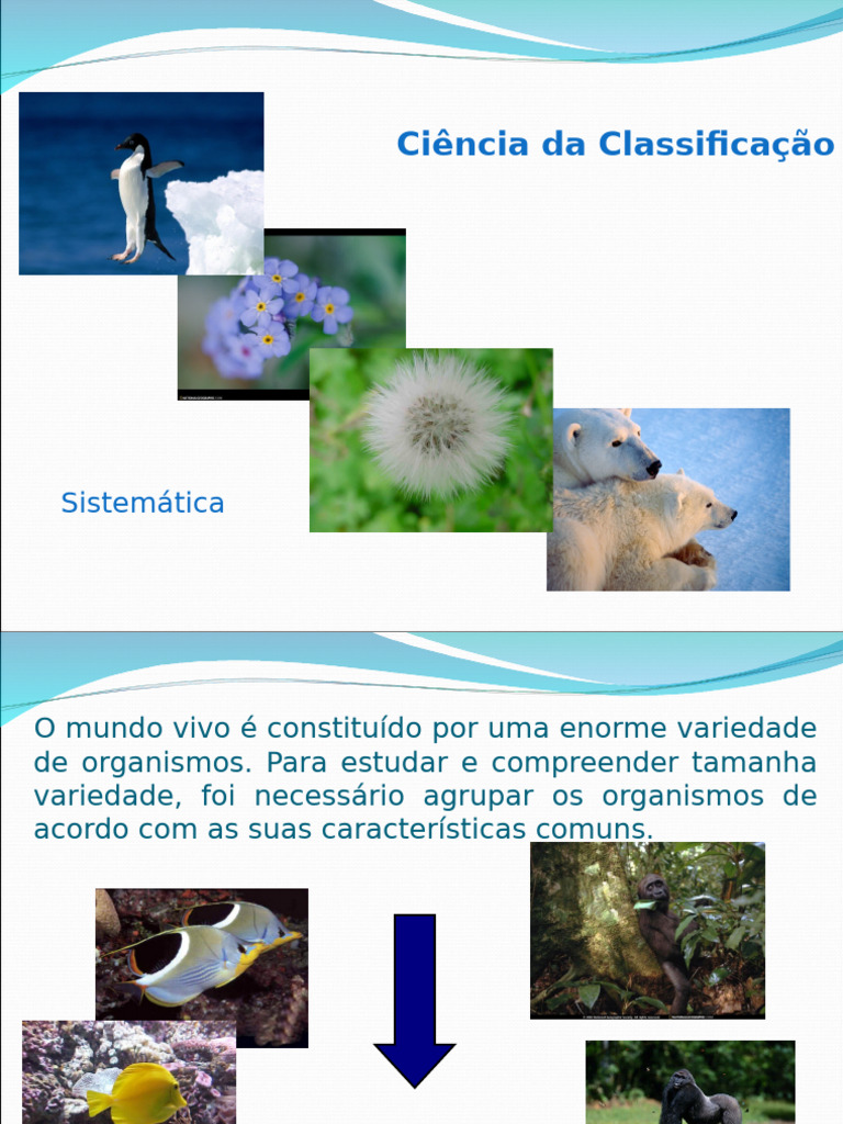 Introdução à Sistemática Biológica | PDF | Taxonomia (Biologia ...