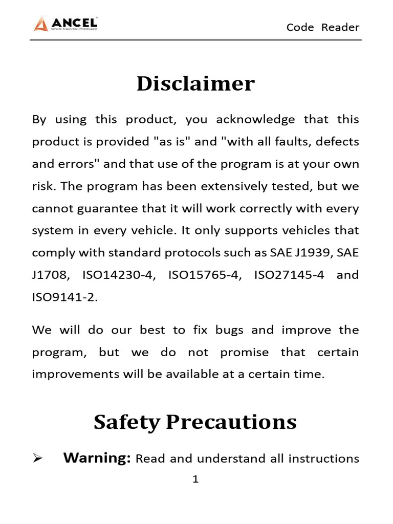 Commercial Vehicle Code Reader | PDF | Computing