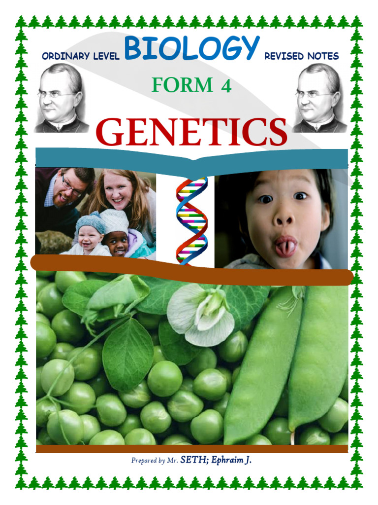 F4 Genetics Notes 2024-1 | PDF | Dominance (Genetics) | Genotype