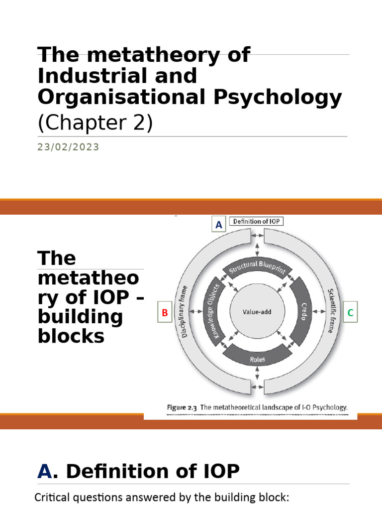 Chapter 2 - Metatheory of IOP - PPTX 2 | PDF | Reality | Metaphysics