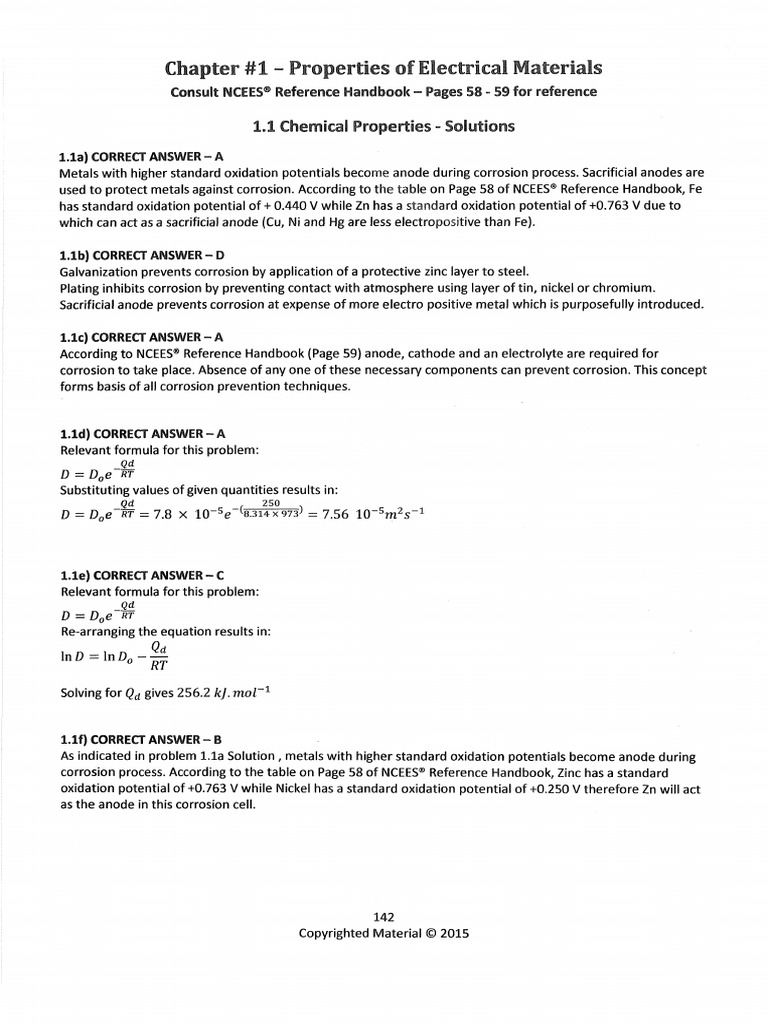 FE Solutions | PDF | Corrosion | Anode