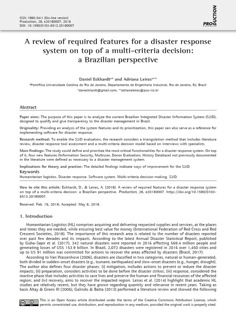 A Review of Required Features For A Disaster Respo | PDF | Usability | Information Security