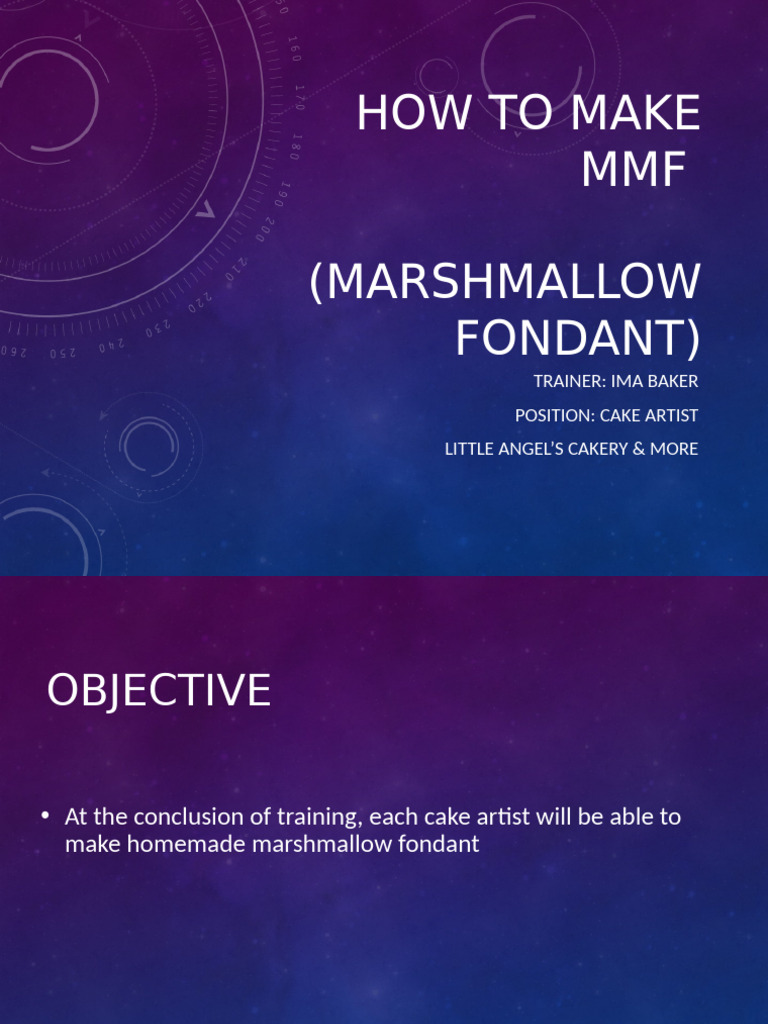 Homemade Marshmallow Fondant Guide | PDF