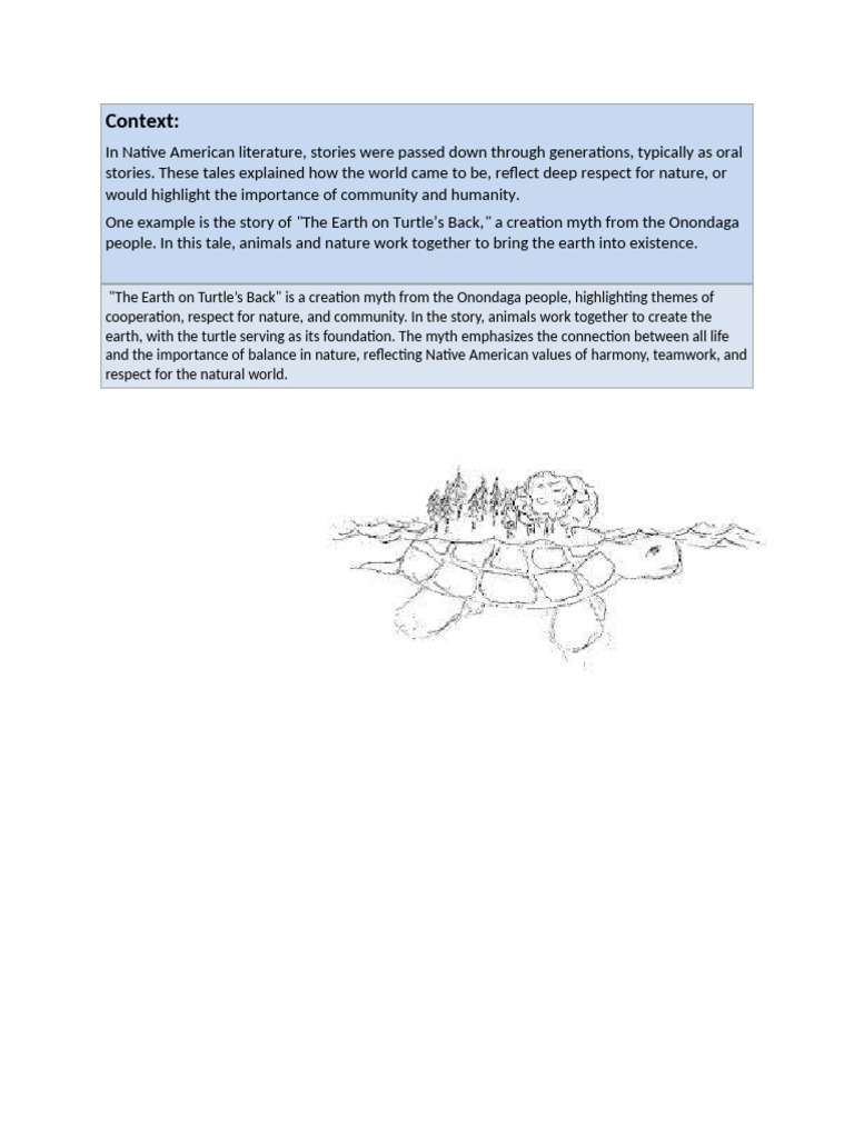 Native American Creation Myths | PDF