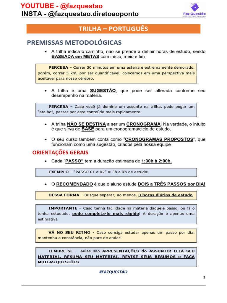 Trilha - Portugu S - Gen Rica | PDF