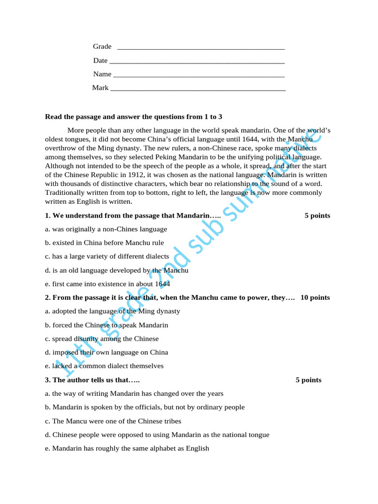 Understanding Mandarin Language History | PDF | Standard Chinese ...