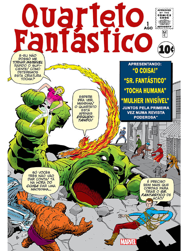 Quarteto Fantastico 1 1961 1 | PDF