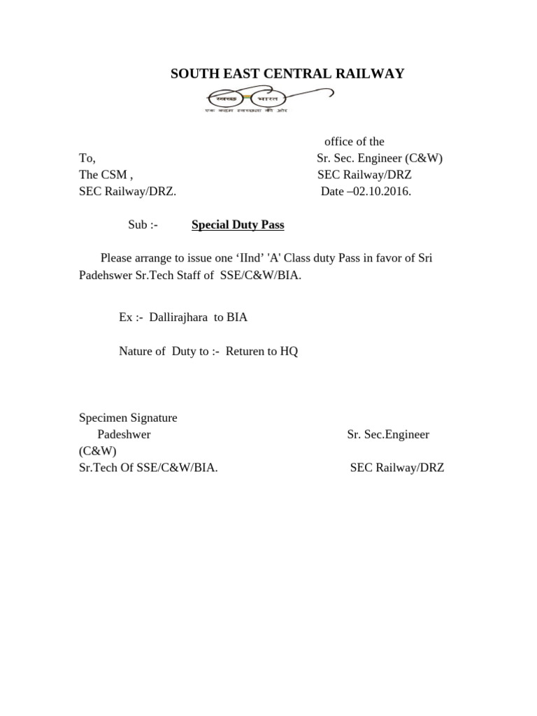 Duty Pass | PDF