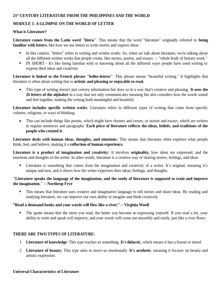 21st Century - Module 1 Script | PDF | Behavior | Experience