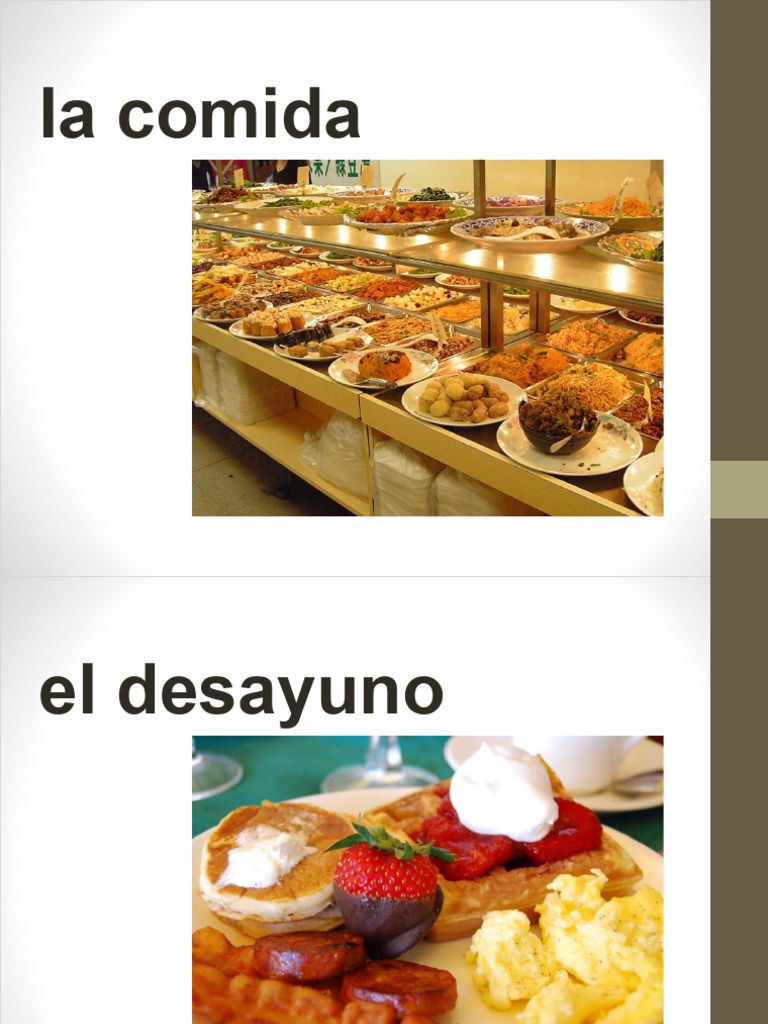 Food Vocab Slide Deck | PDF