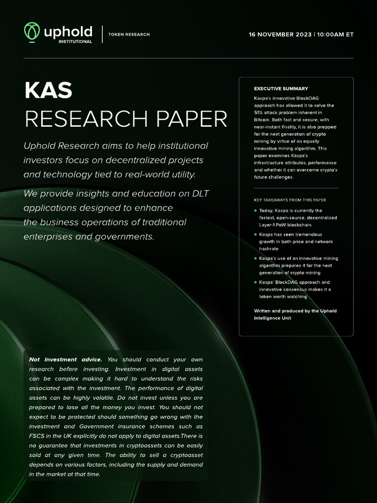 kas | PDF | Cryptocurrency | Investing