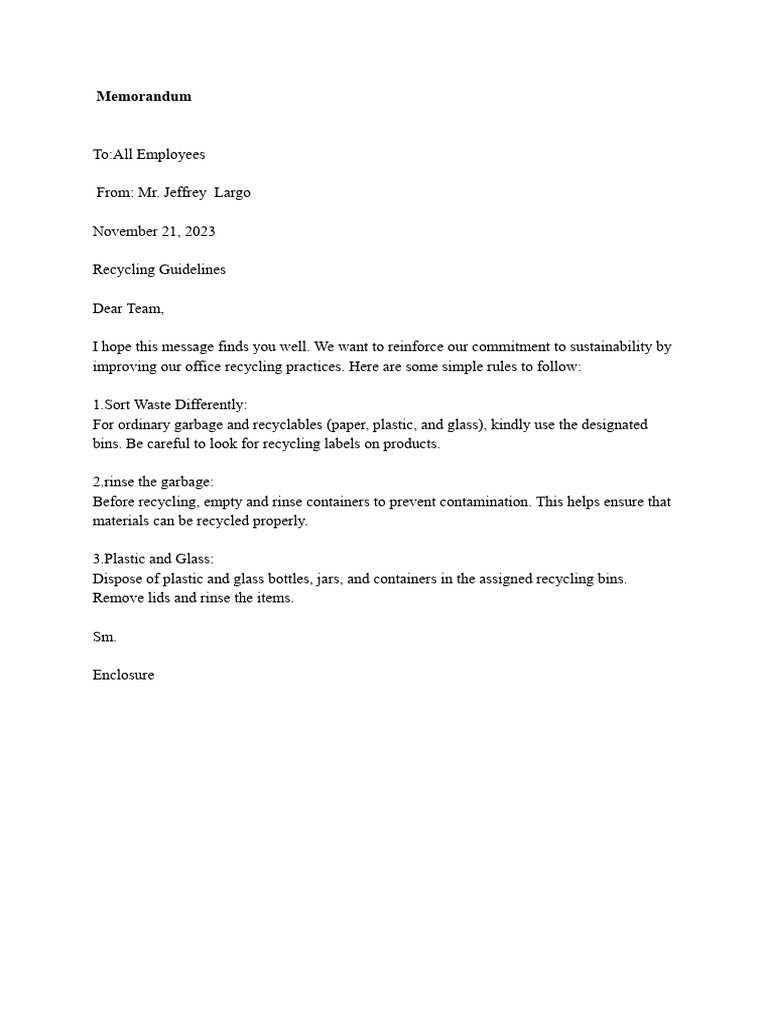 Instruction Memo | PDF