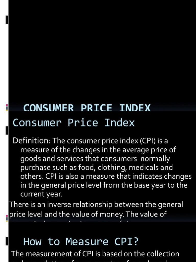 Consumer Price Index CPI | PDF