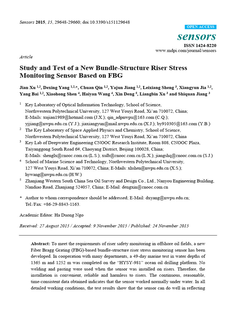 7.study and Test of A New Bundle-Structure Riser Stress Monitoring ...