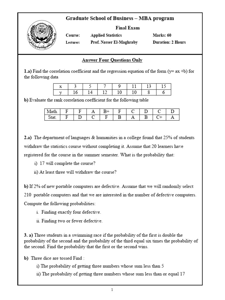 final016 (1) | PDF | Standard Deviation | Probability Theory