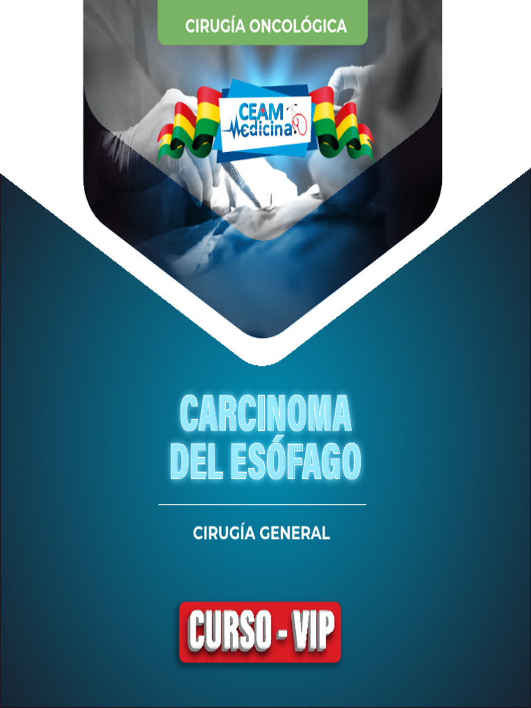 Carcinoma de Esofago 2023 | PDF | Cáncer | Cáncer de esófago