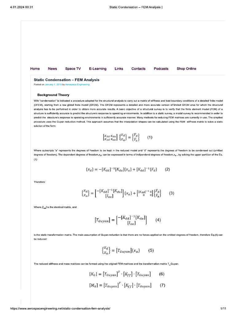Condensation Methods | PDF