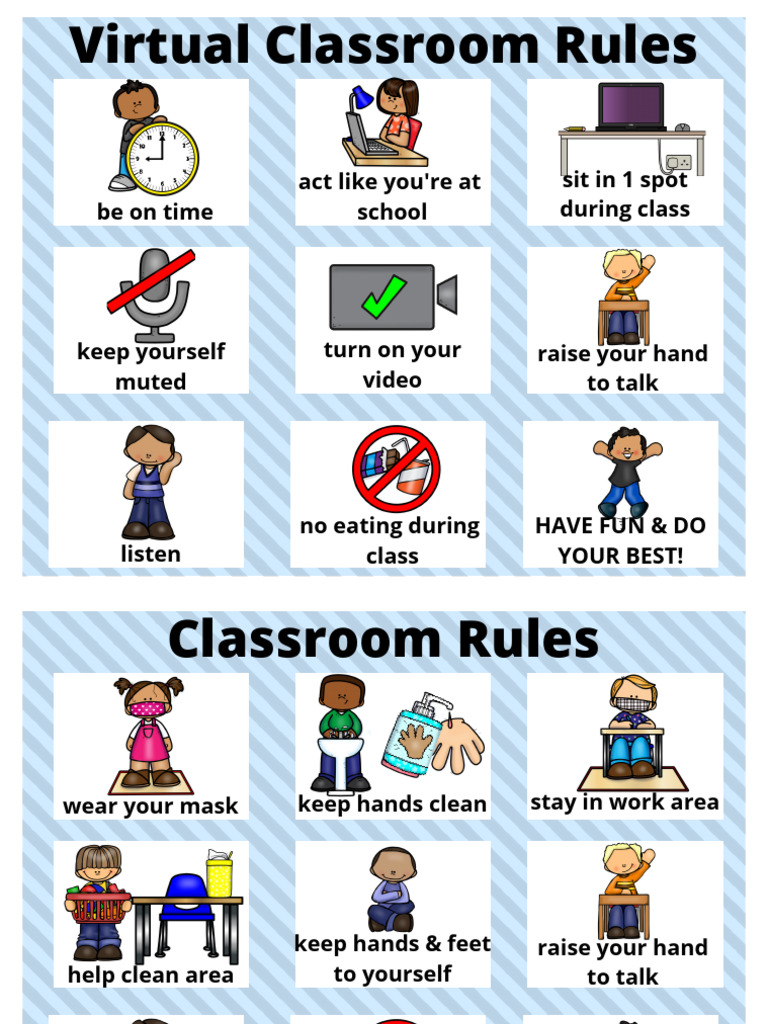 Virtual Classroom Rules | PDF