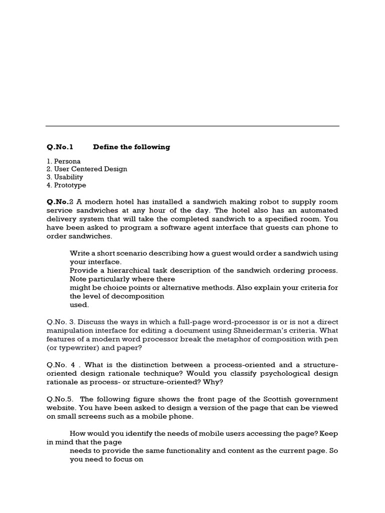 Assignment HCI 2023 | PDF