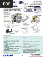 Frascio Locking Door Pulls Overview | PDF | Door