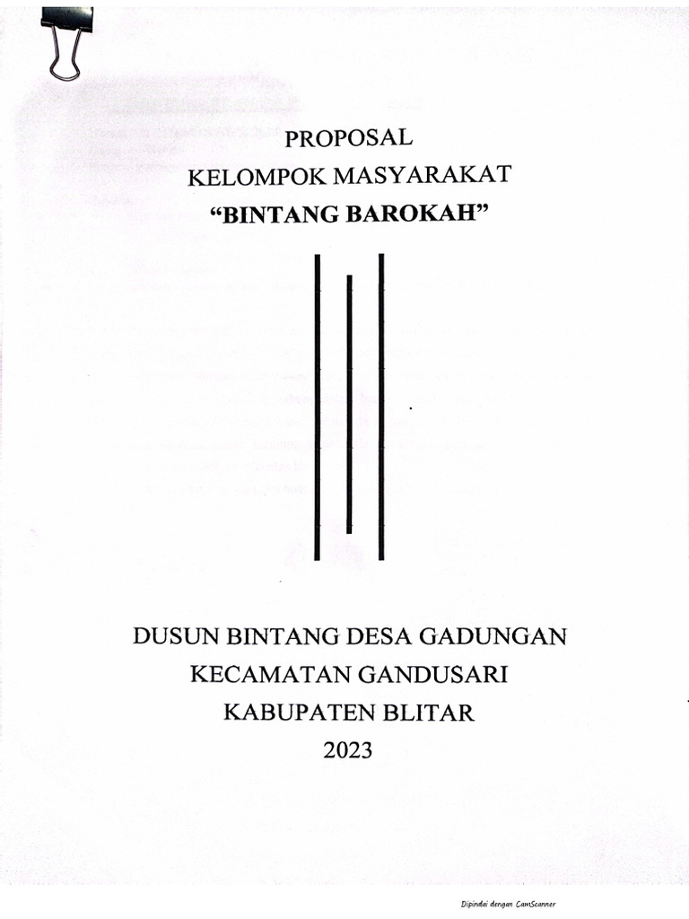 Pokmas Bintang Barokah | PDF