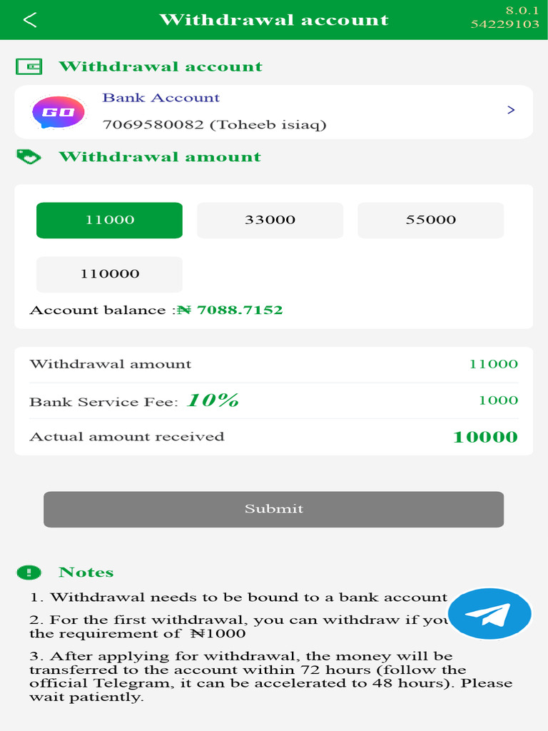 Withdrawal Account | PDF