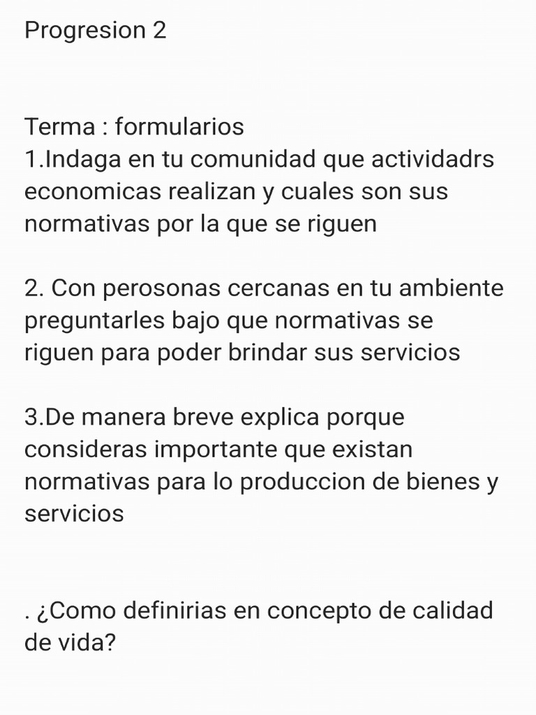 2da Progresion | PDF