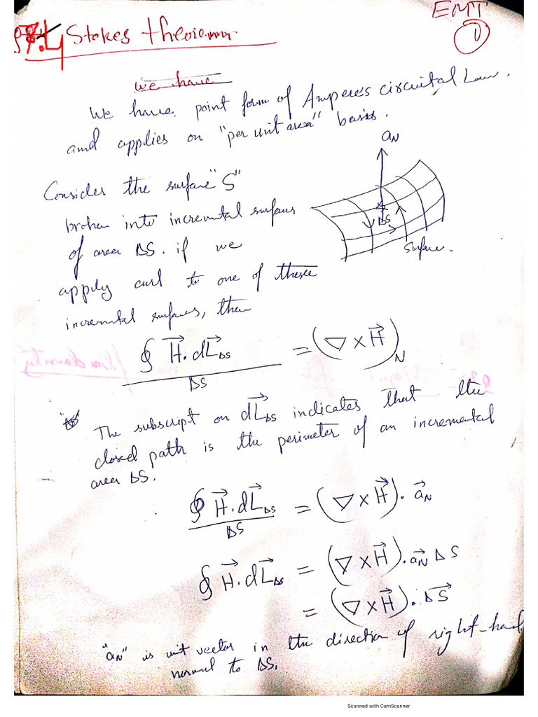 7.4 Stokes Theorem and Onwards | PDF