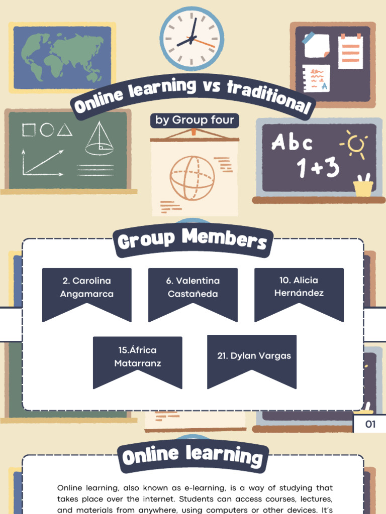 Online learning vs traditional classroom | PDF | Educational Technology ...