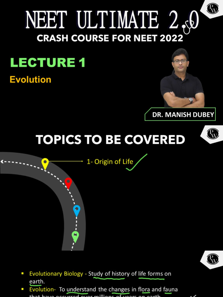Evolution - 01 - Classnotes | PDF