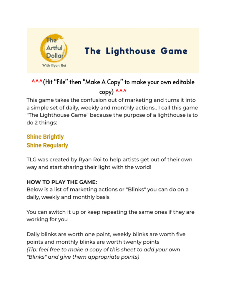 The Lighthouse | PDF | Gift Card | Search Engine Optimization