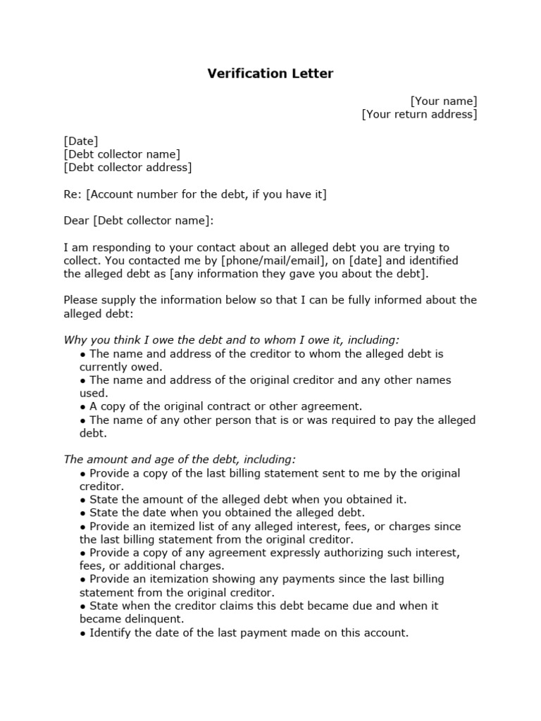 Verification Letter | PDF