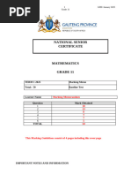 Grade 10 Term 3 Test 1.. | PDF | Mathematics