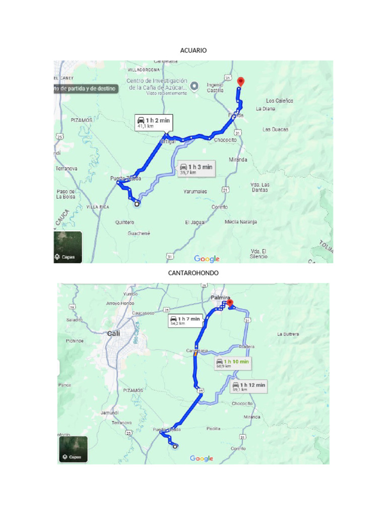 Mapas de Las Rutas | PDF