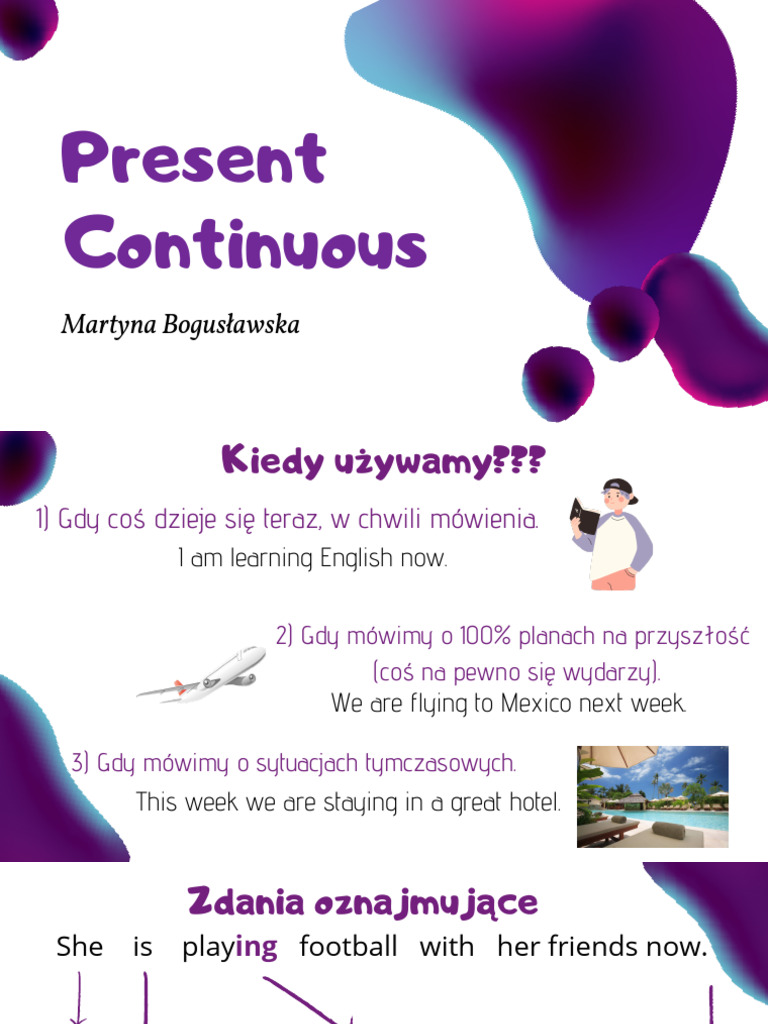 Present Continuous | PDF