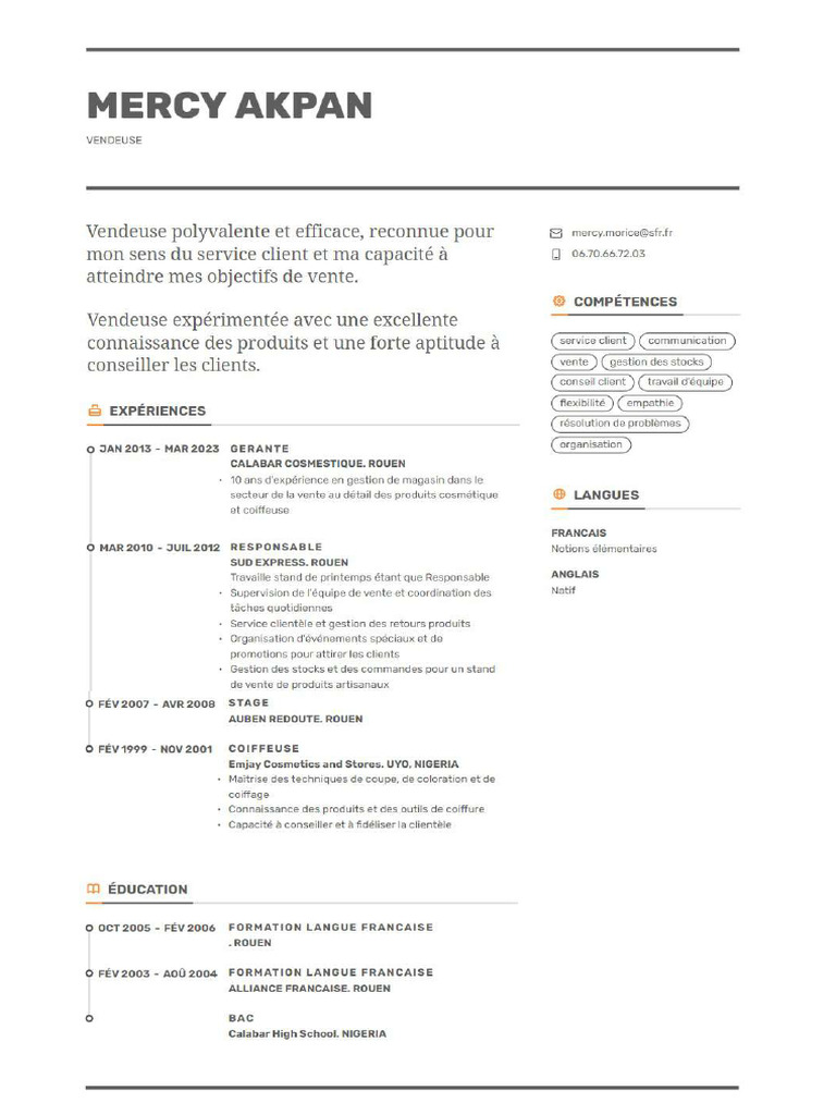 Akpan CV | PDF