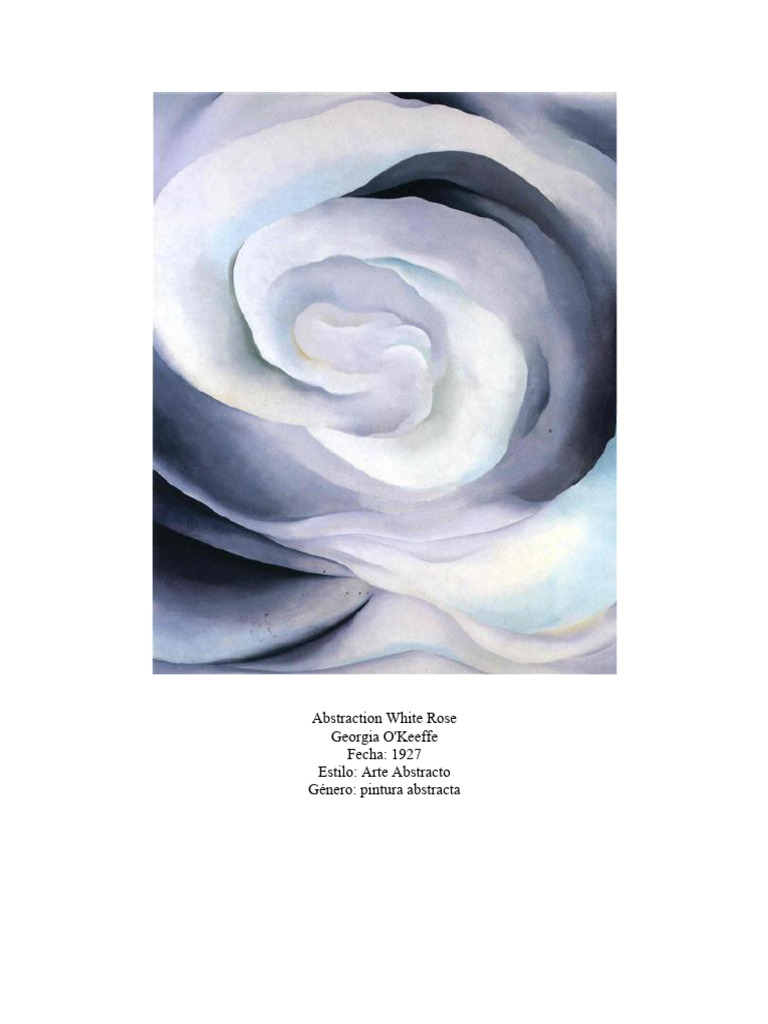 Abstraction White Rose | PDF