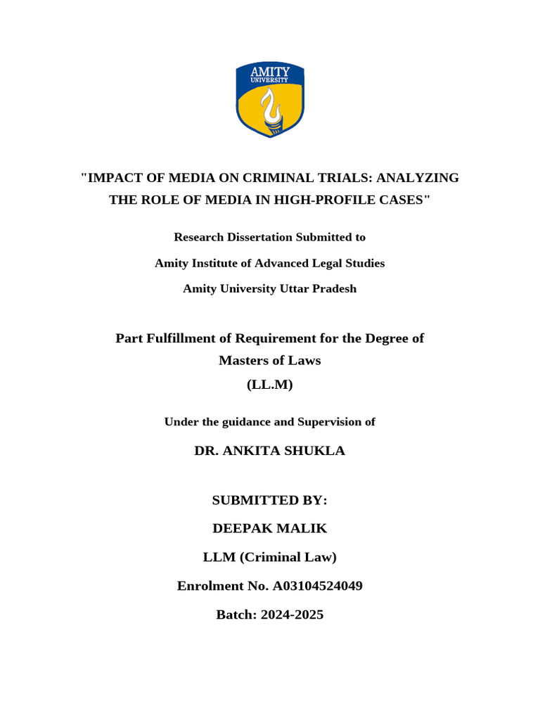 Synopsis format 2 | PDF