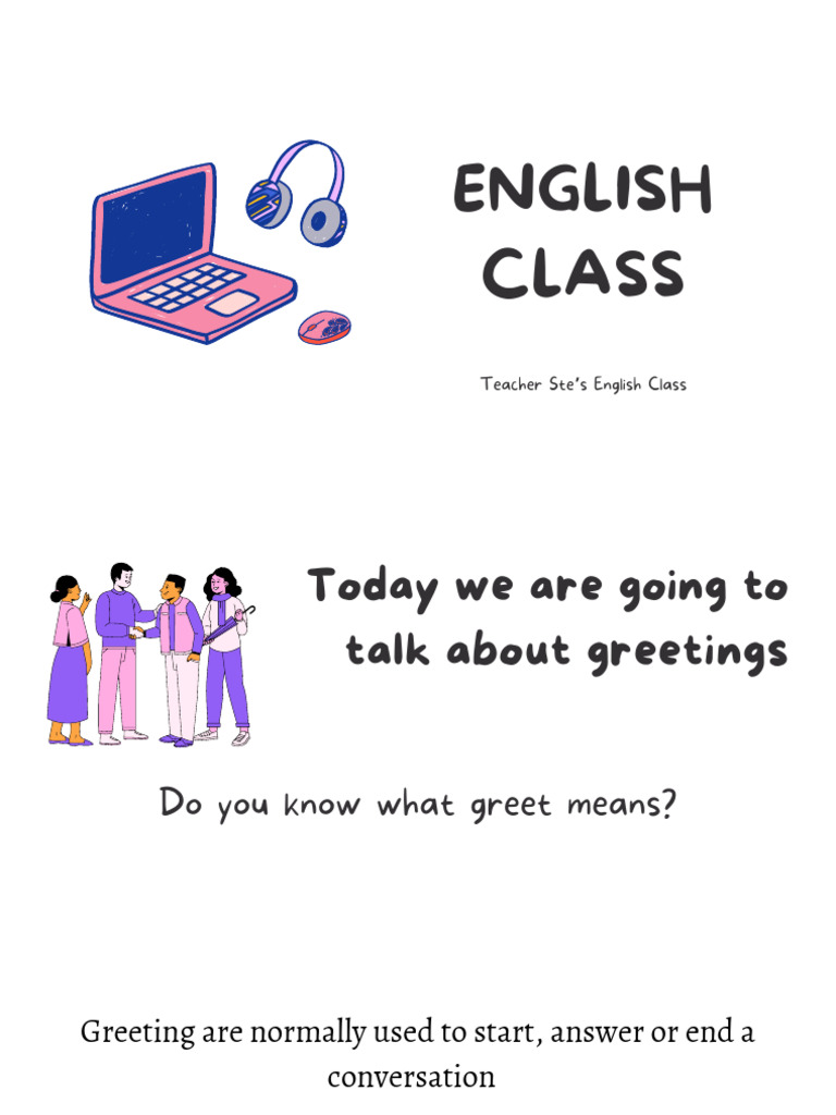 Beginner English Greetings Guide Pdf