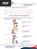 Pandiwa Worksheet | PDF