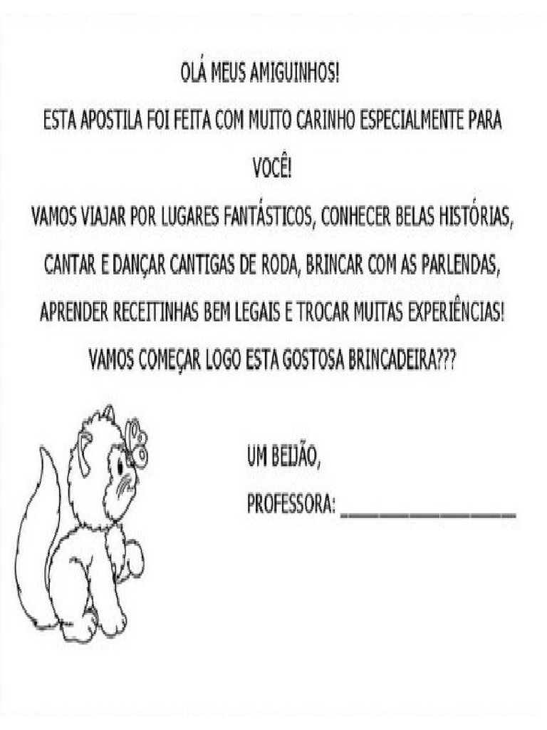 Apostila Maternal Materiais PedagÓgicos Pdf