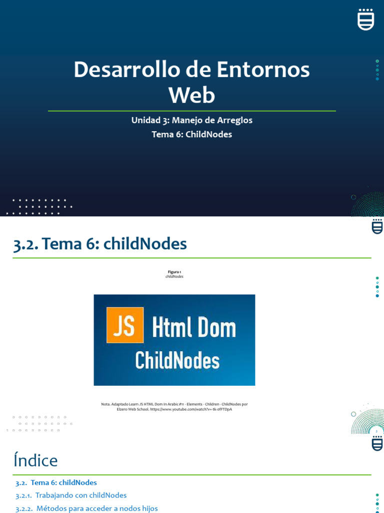 Manejo de childNodes en JavaScript | PDF | HTML | Script Java