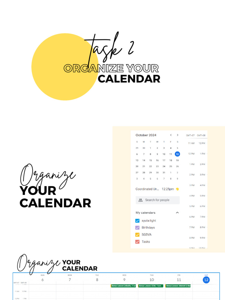 Task 2 - Calendar | PDF