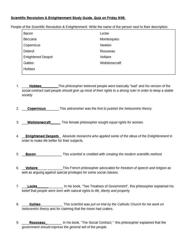 Answer_Key_for_Study_Guide__Scientific_Revolution__Enlightenment_Quiz ...