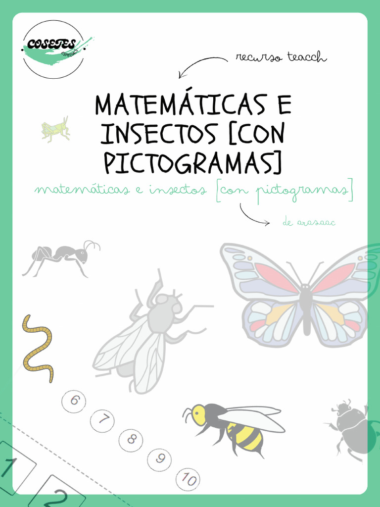 MATEMÁTICAS E INSECTOS (CON PICTOGRAMAS) de @coset (1) | PDF