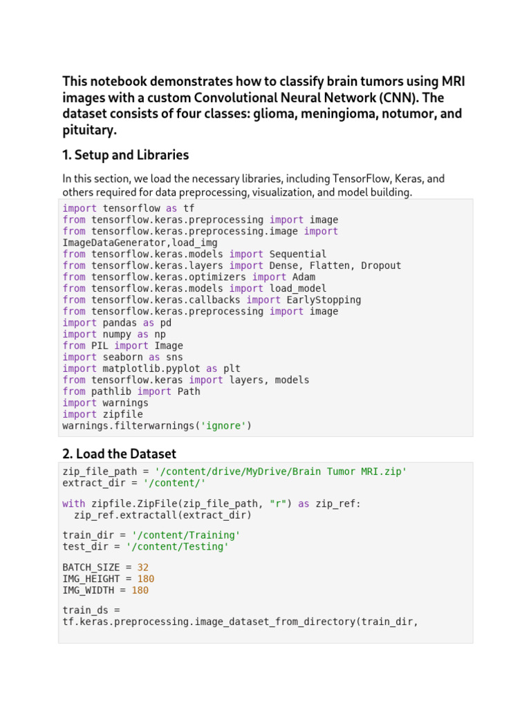 Brain Tumour Classification | PDF | Artificial Intelligence ...