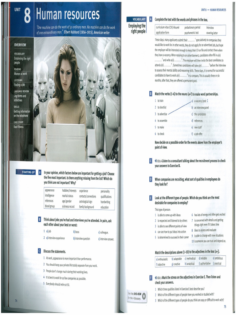 Unit 8 - Human Resources | PDF