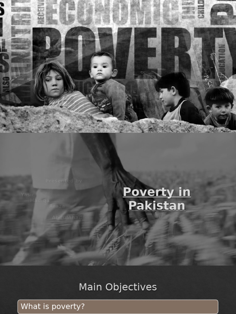 Poverty in Pakistan | PDF | Poverty | Poverty & Homelessness